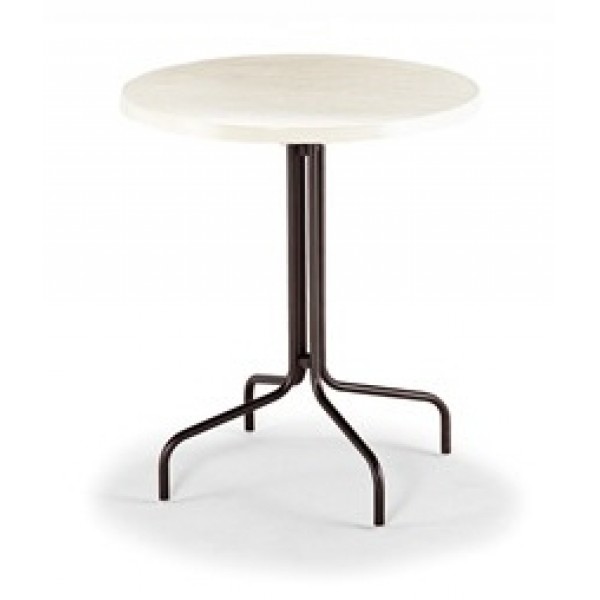 36" Round Slate Fiberglass Top Bar Height Table - Contract Furniture ...